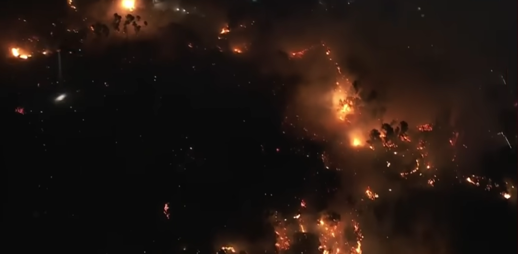 Sunset Fire Erupts in Runyon Canyon, Triggers Evacuations and Panic ...